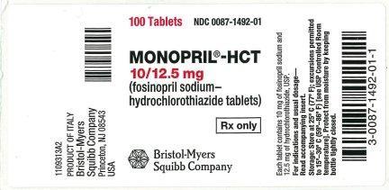 Monopril HCT (Generic Fosinopril) - Prescriptiongiant