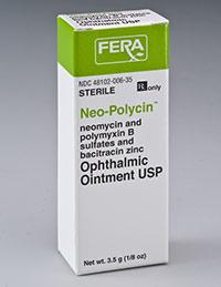 Neo-polycin Ophthalmic Ointment (Generic Neomycin, Polymyxin, and ...