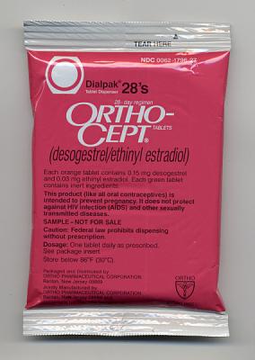 Ortho-Cept® (Generic Estrogen and Progestin (Oral Contraceptives ...