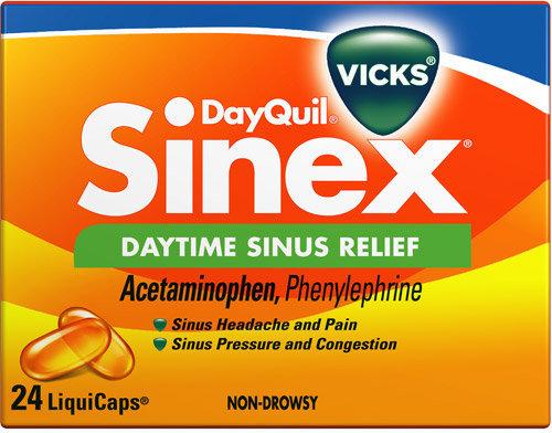 Vicks DayQuil Sinex Daytime Sinus Relief (Generic Phenylephrine ...